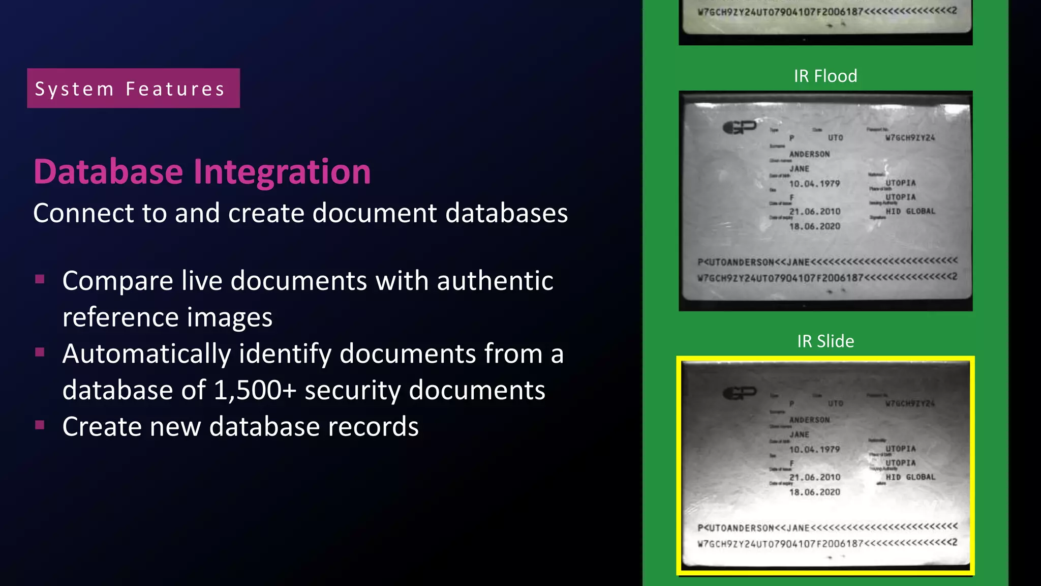 Introducing Forensic Technology to Front Line Border Security | PPT