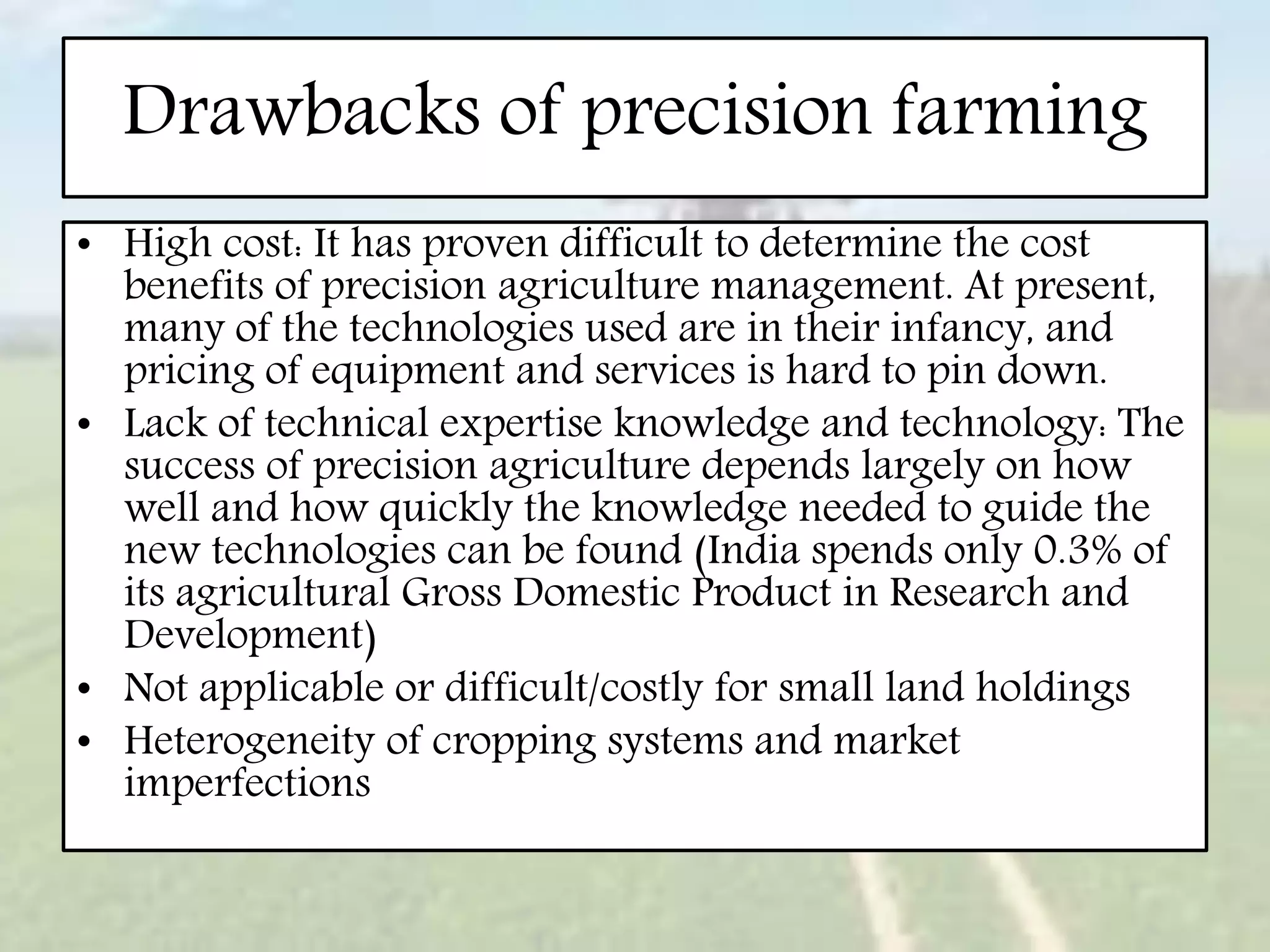 Scope and importance, principles and concepts of precision horticulture ...