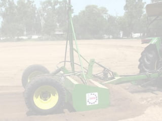 Lazer leveling, mechanized direct seed sowing, seedling and sapling ...