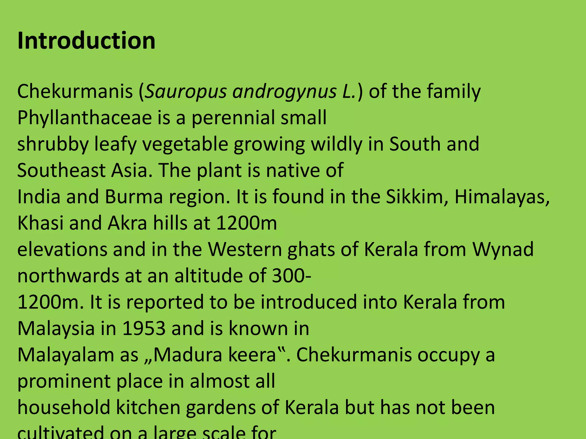 Production of Chekurmanis | PPTX