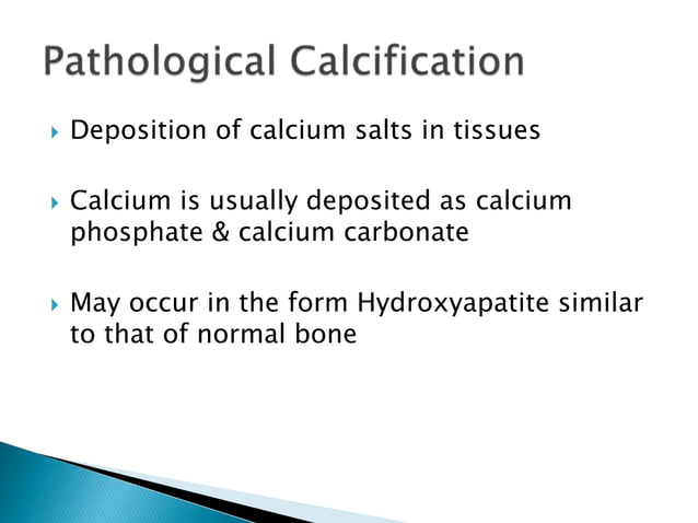 Pathological Calcification | PPT