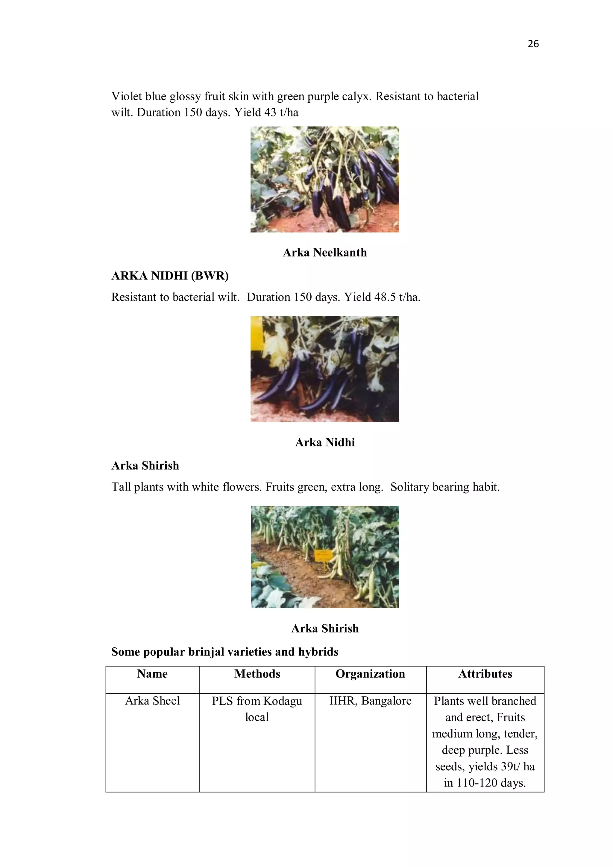 Vsc 611 breeding of vegetable crops | PDF