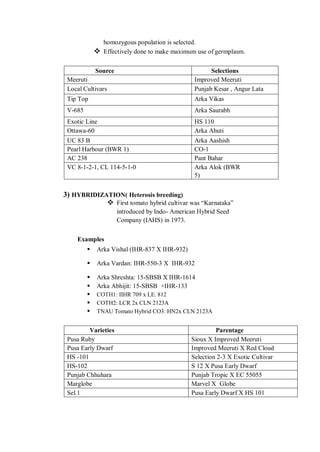 Vsc 611 breeding of vegetable crops | PDF | Agriculture | Industries