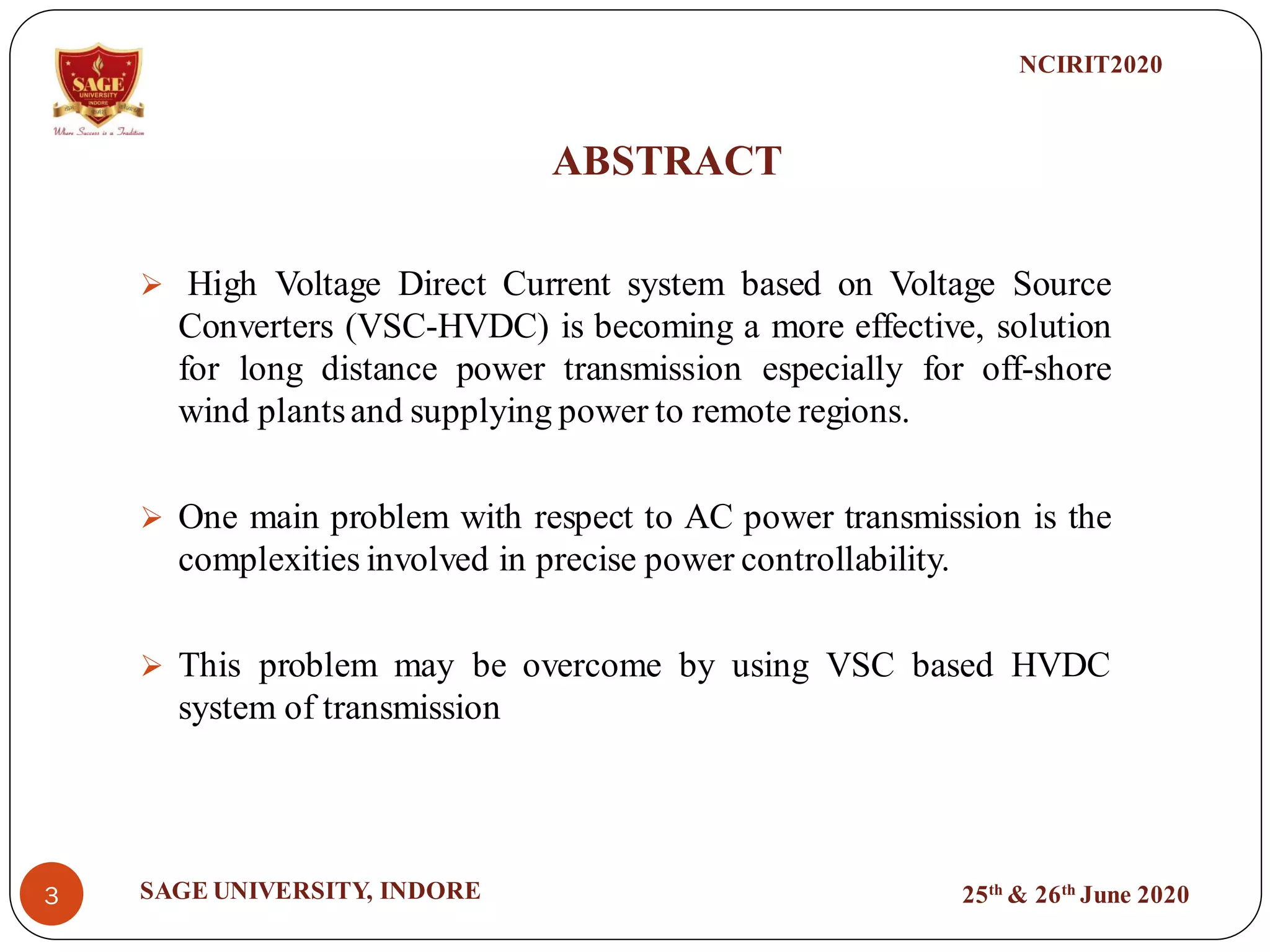 Vsc based hvdc | PPT
