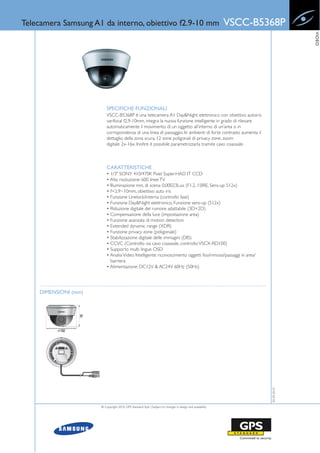 Vscc b5368 p | PDF | Cameras and Camcorders | Consumer Electronics