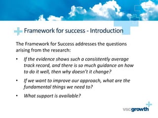 M&A Framework for Success - short | PPSX