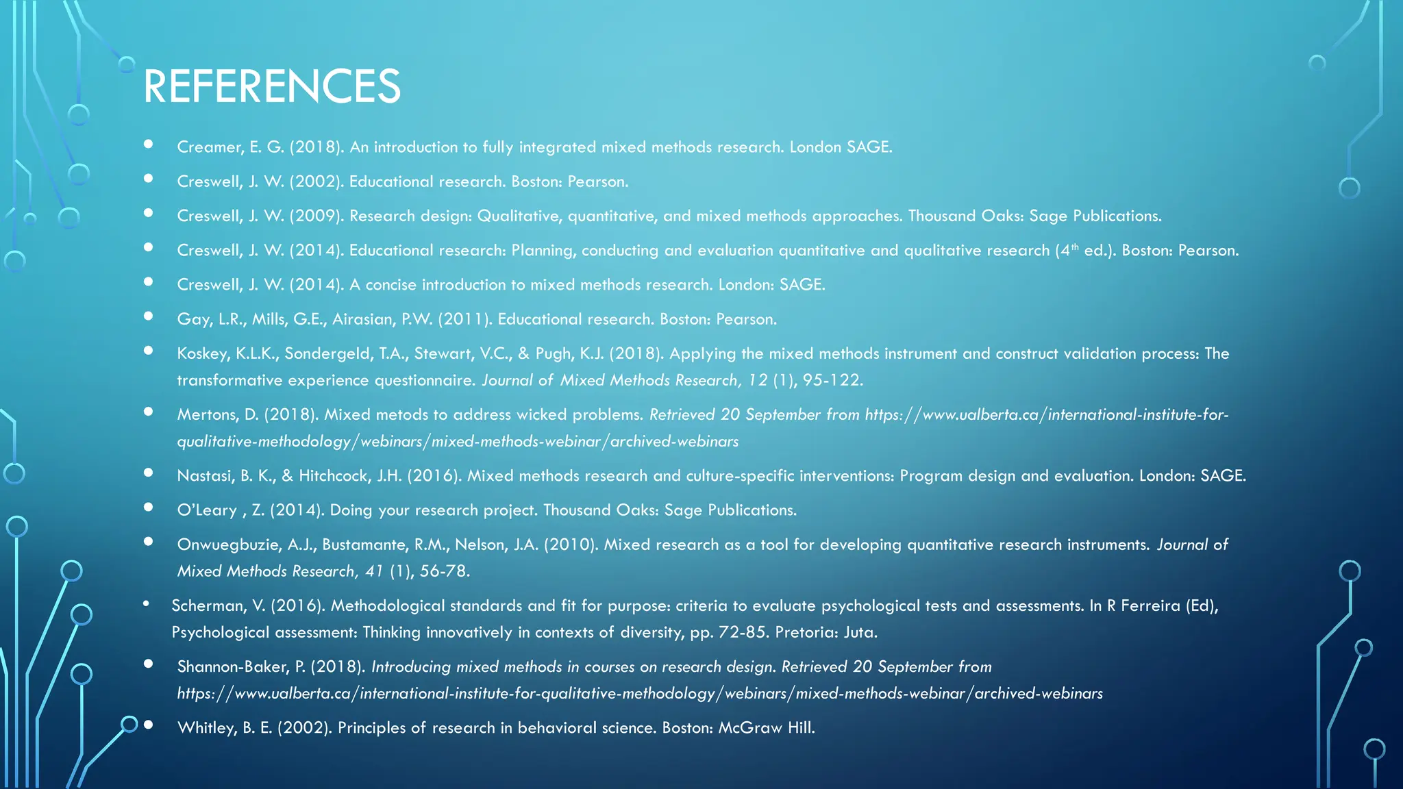Applied Introduction to Mixed Methods Framework | PPT