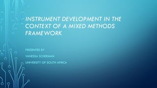 Applied Introduction to Mixed Methods Framework | PPTX