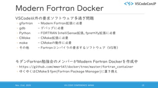 Fortranが拓く世界、VSCodeが架ける橋 | PPT