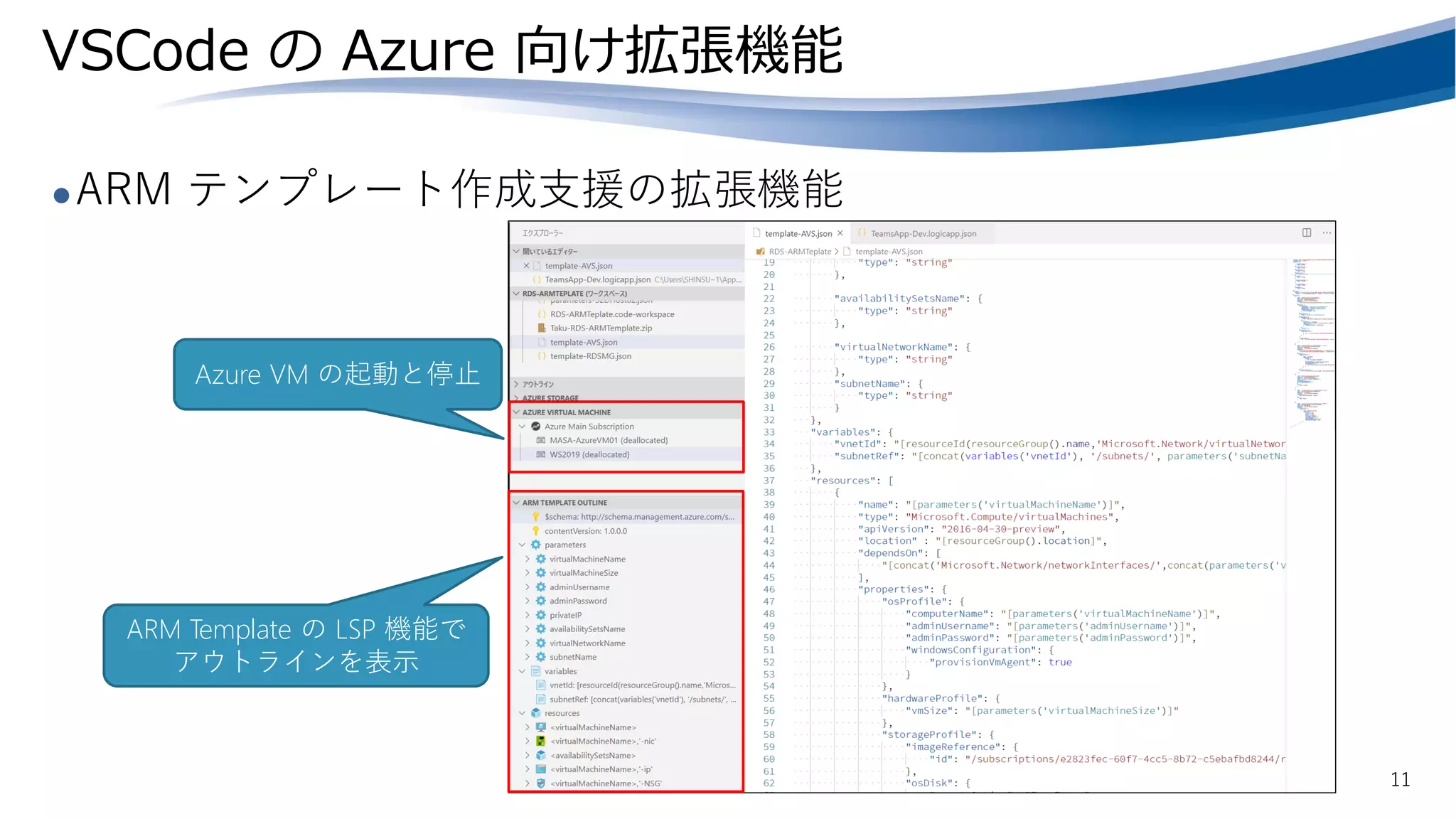インフラエンジニアに送る Visual Studio Code ～Azure 編～ | PDF