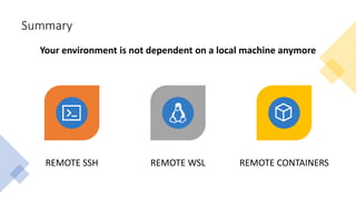 VSCode Remote Extensions Development Pack | PPT