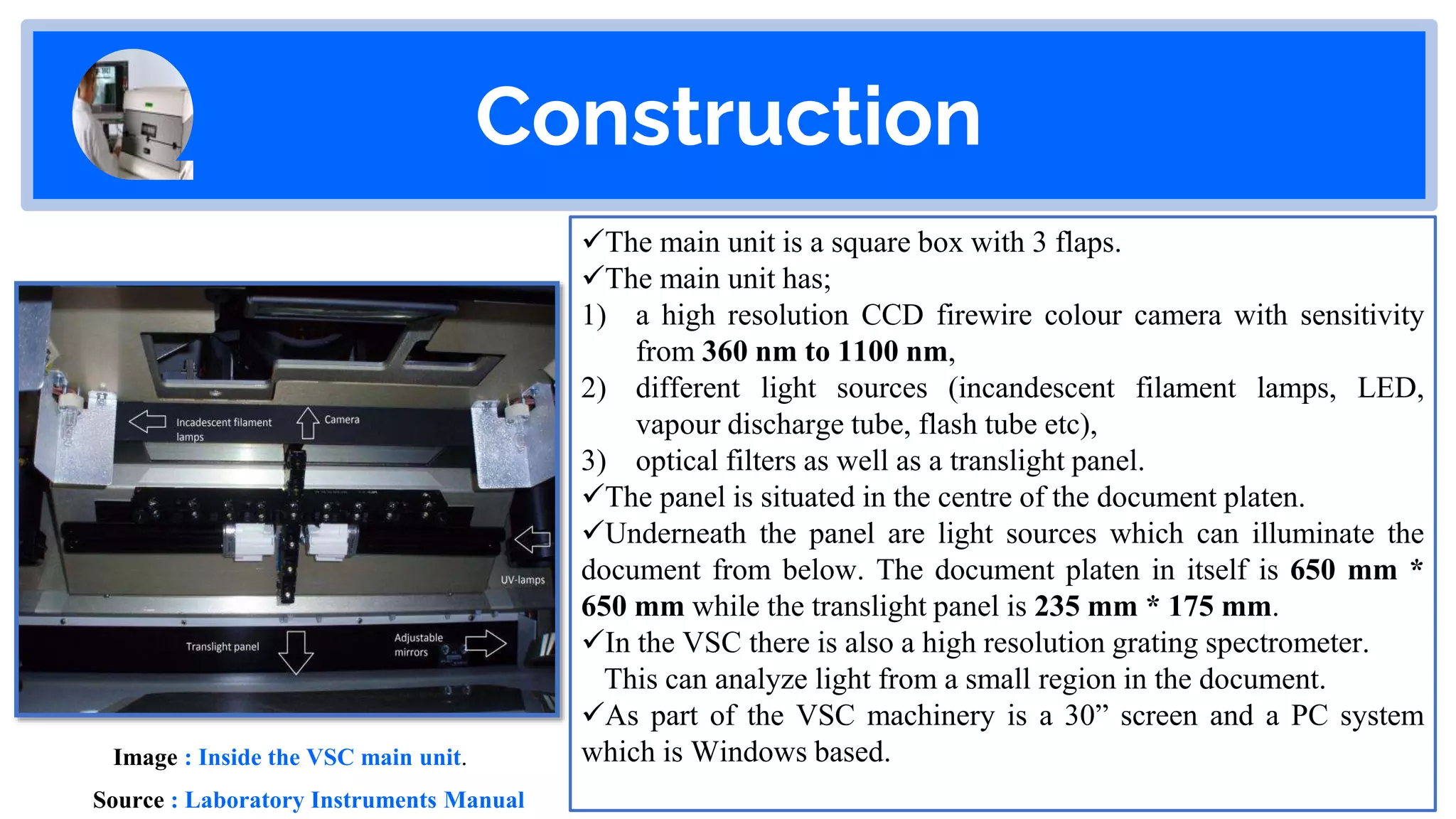 Video Spectral Comparator | PPTX