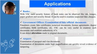 Video Spectral Comparator | PPTX