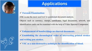 Video Spectral Comparator | PPTX