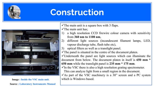 Video Spectral Comparator | PPTX