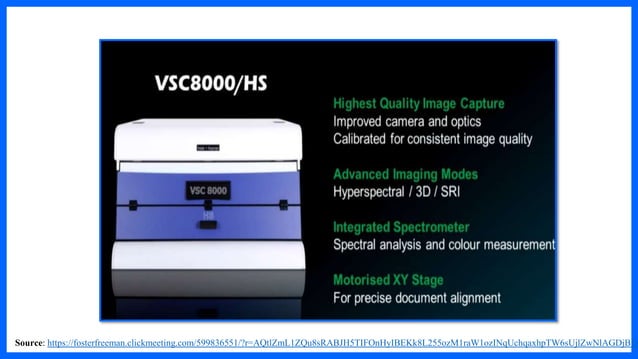 Video Spectral Comparator | PPTX