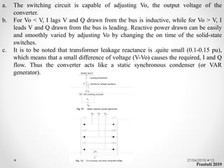 Voltage source Converters as a building block of HVDC and FACTS | PPTX
