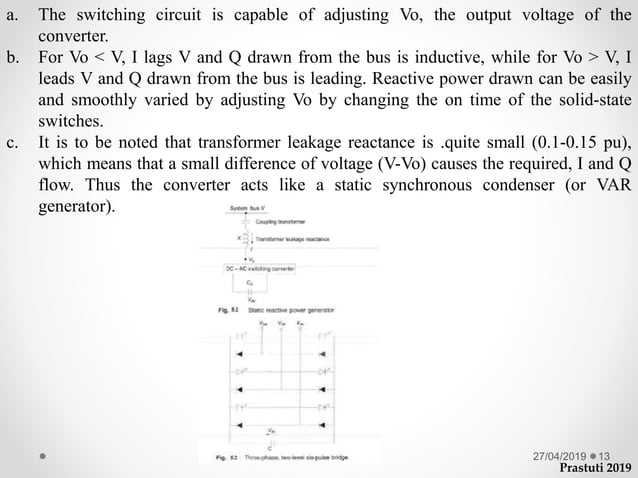 Voltage source Converters as a building block of HVDC and FACTS | PPTX