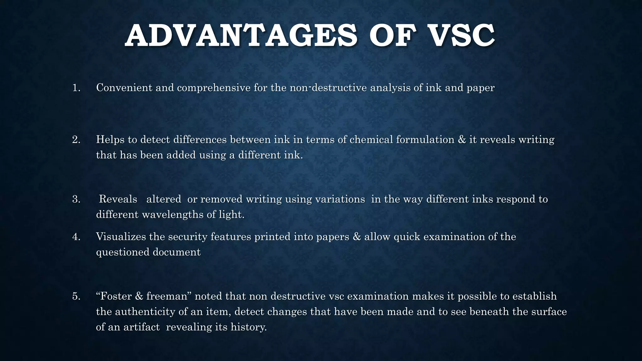 VSC ppt forensic science Shailesh Chaubey .pptx