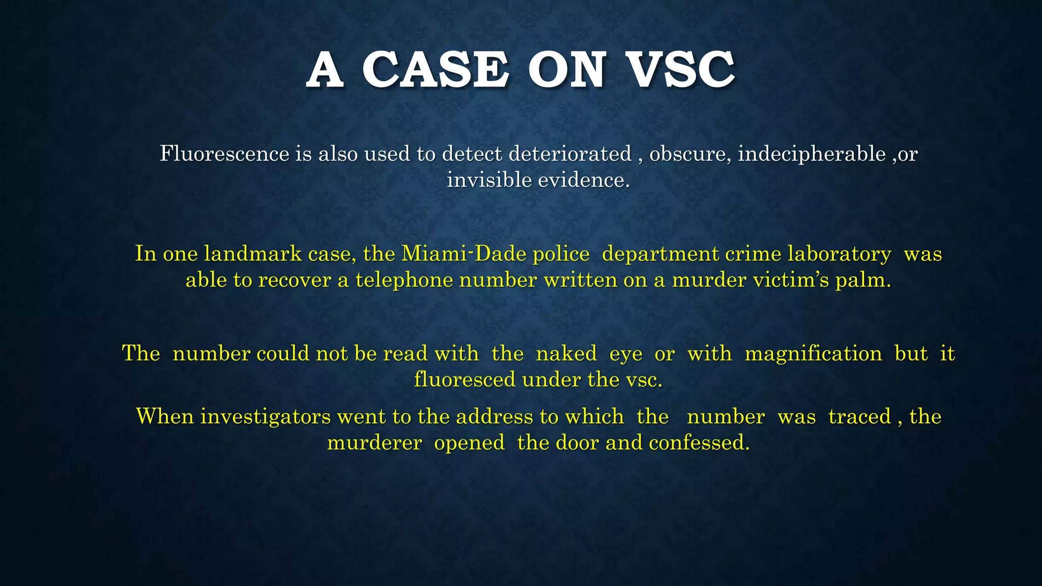 VSC ppt forensic science Shailesh Chaubey .pptx