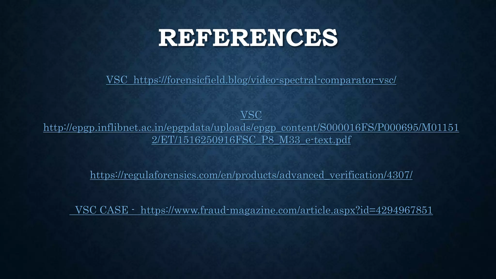 VSC ppt forensic science Shailesh Chaubey .pptx