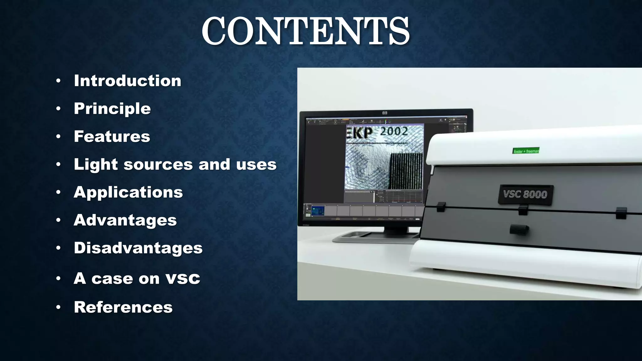 VSC ppt forensic science Shailesh Chaubey .pptx