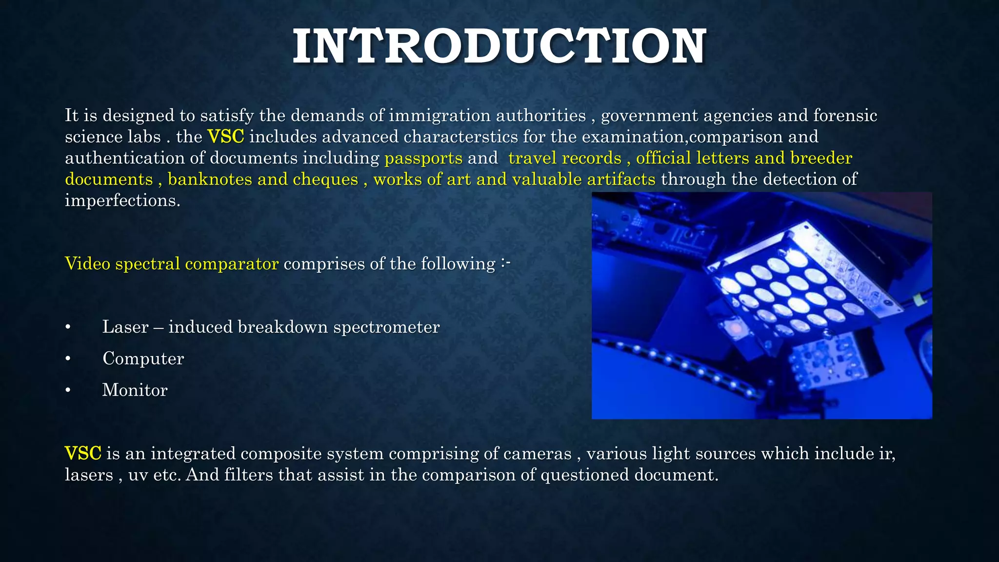 VSC ppt forensic science Shailesh Chaubey .pptx