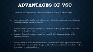 VSC ppt forensic science Shailesh Chaubey .pptx