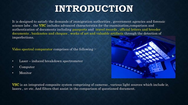 VSC ppt forensic science Shailesh Chaubey .pptx