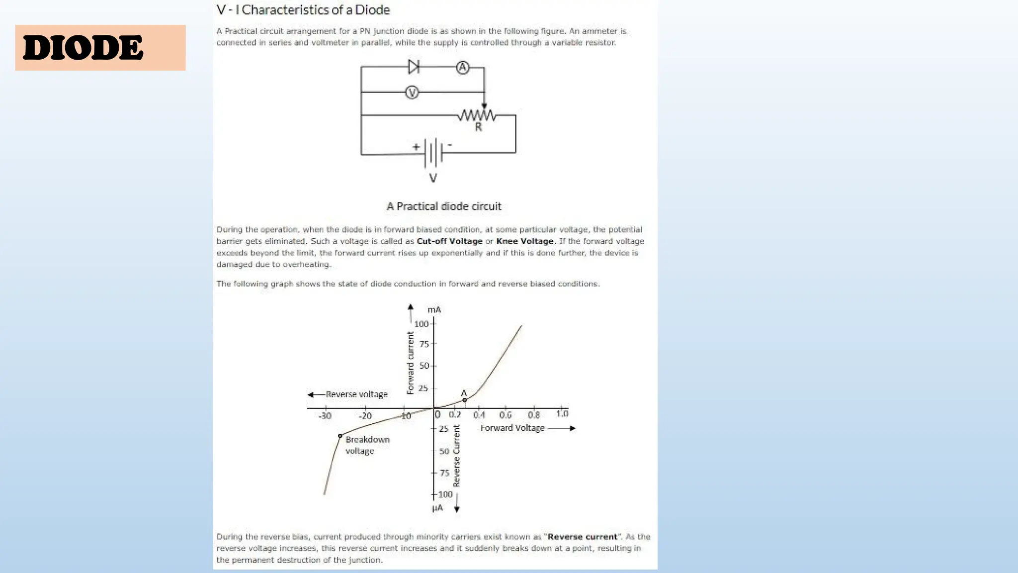Laboratory Equipment Maintenance, Diode and BJT Testing, Soldering ...