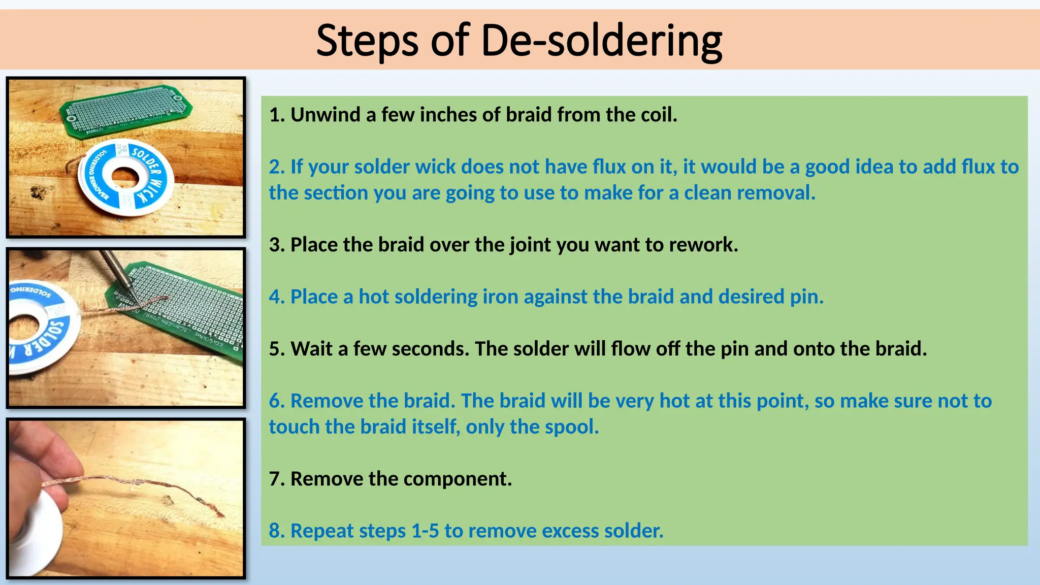Laboratory Equipment Maintenance, Diode and BJT Testing, Soldering ...