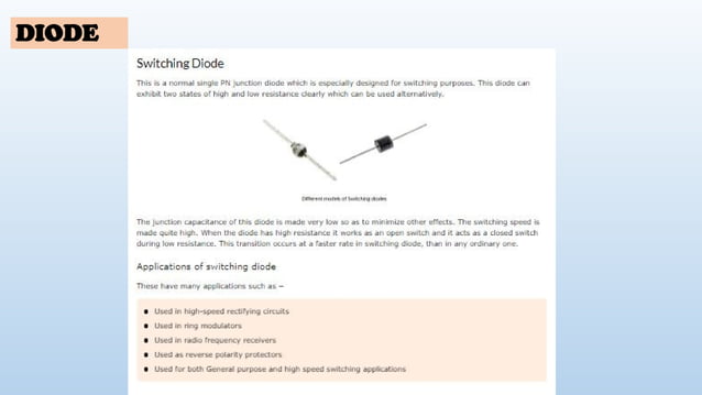 Laboratory Equipment Maintenance, Diode and BJT Testing, Soldering ...