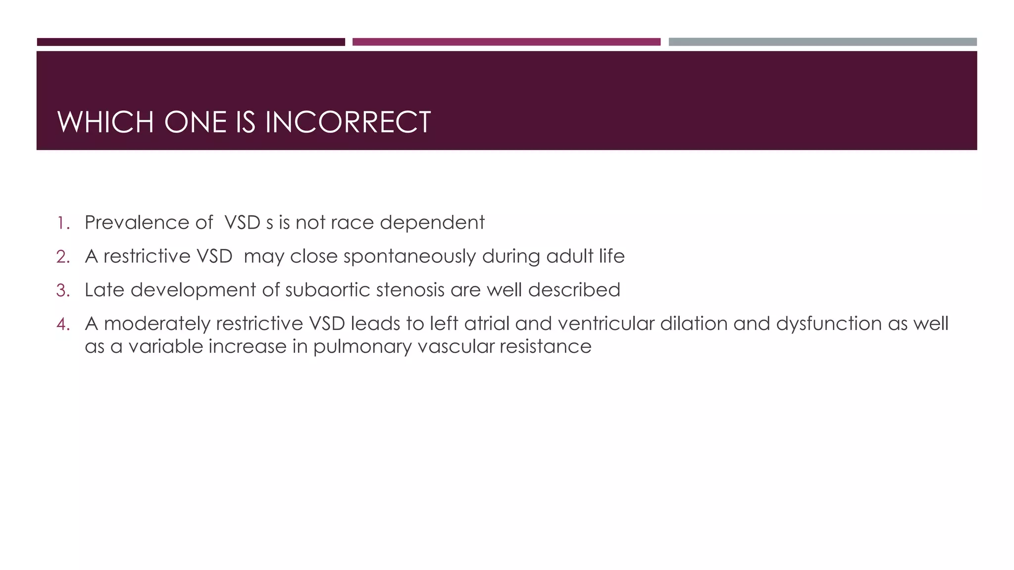 Ventricular septal defect, congenital heart disease | PPTX