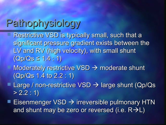 VENTRICULAR SEPTAL DEFECT | PPT | Heart and Cardiovascular Diseases | Diseases and Conditions