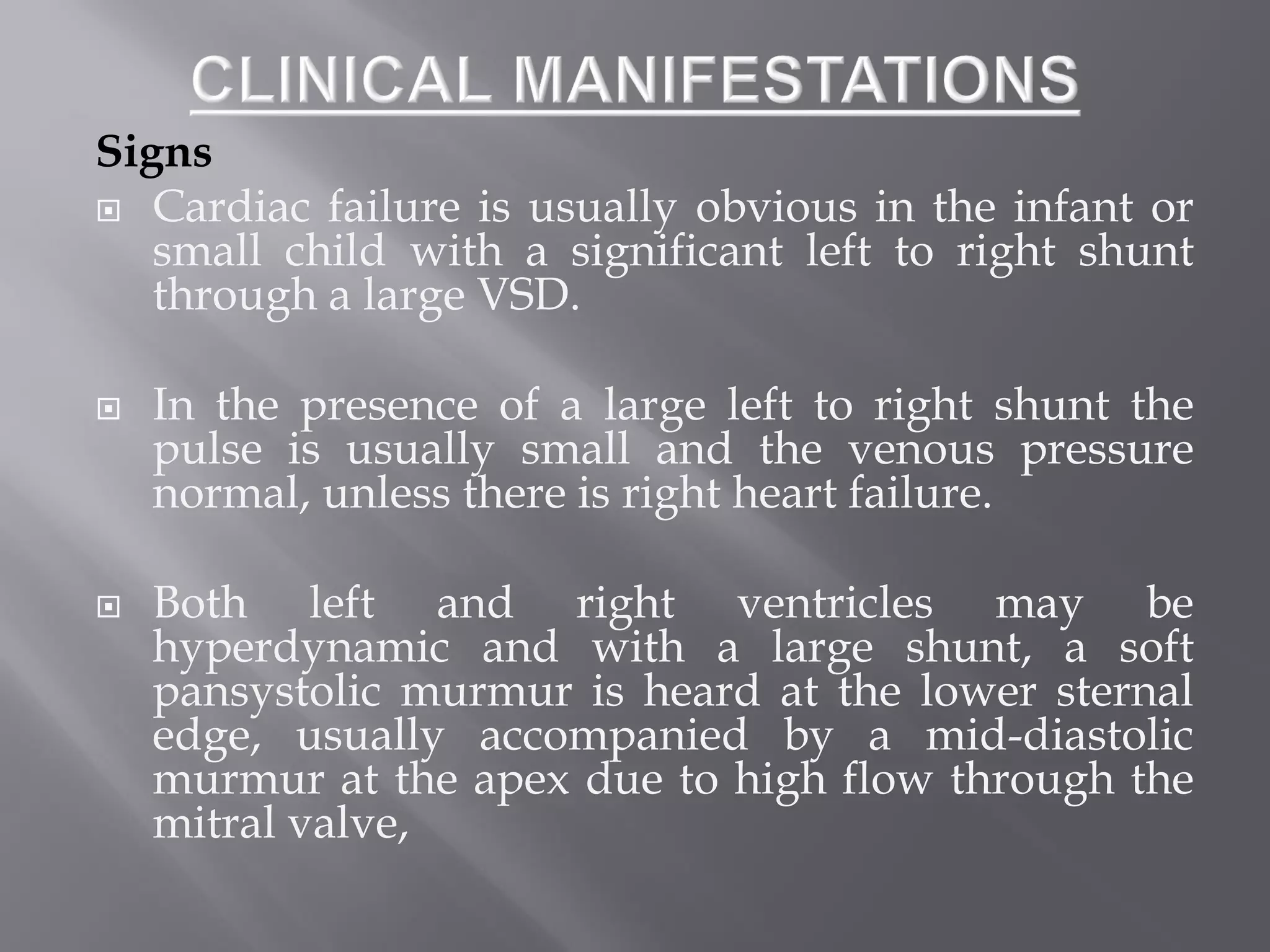 Ventricular Septal Defect with Nursing Management | PDF