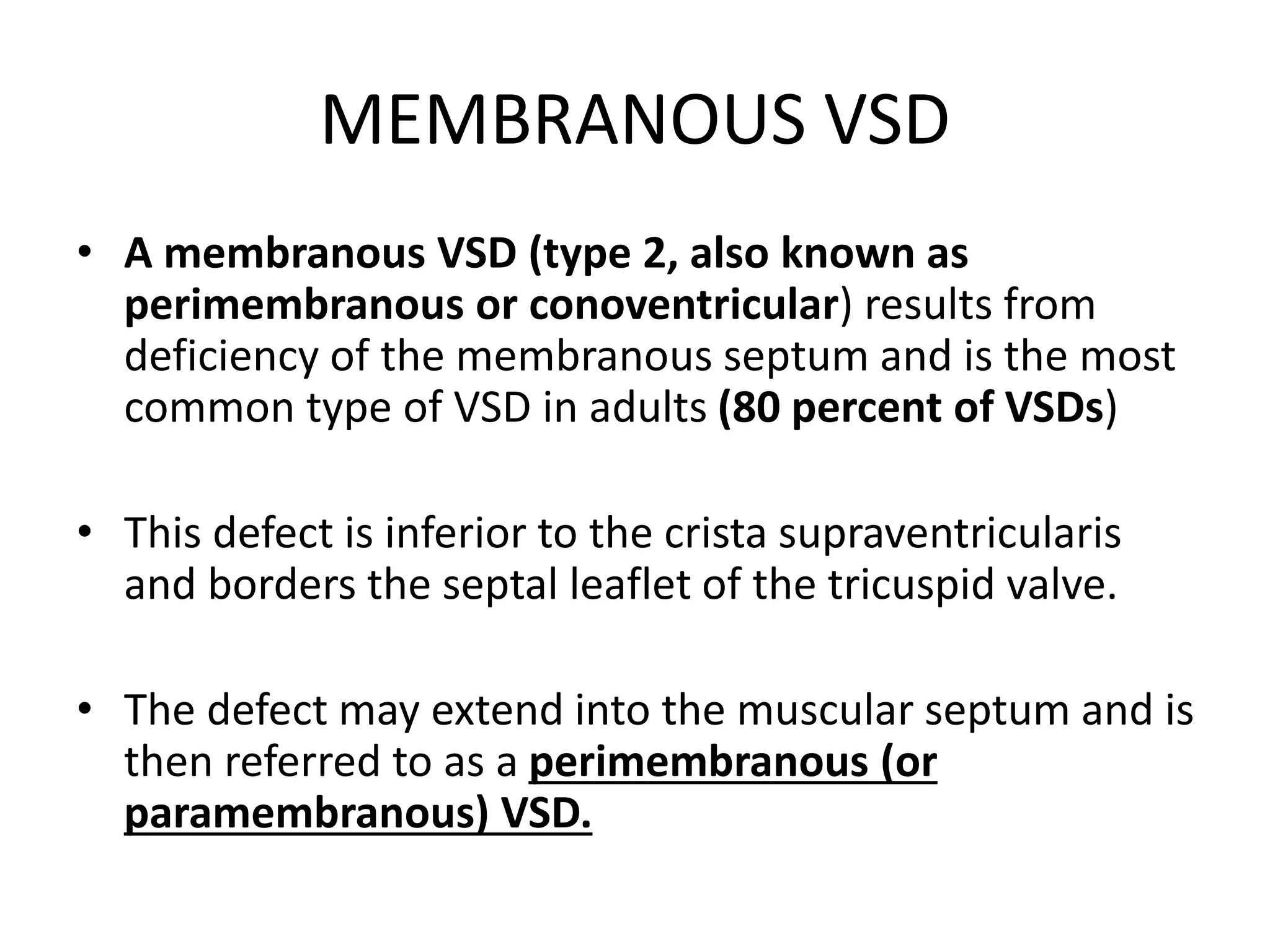Ventricular Septal defects Echocardiography | PPTX