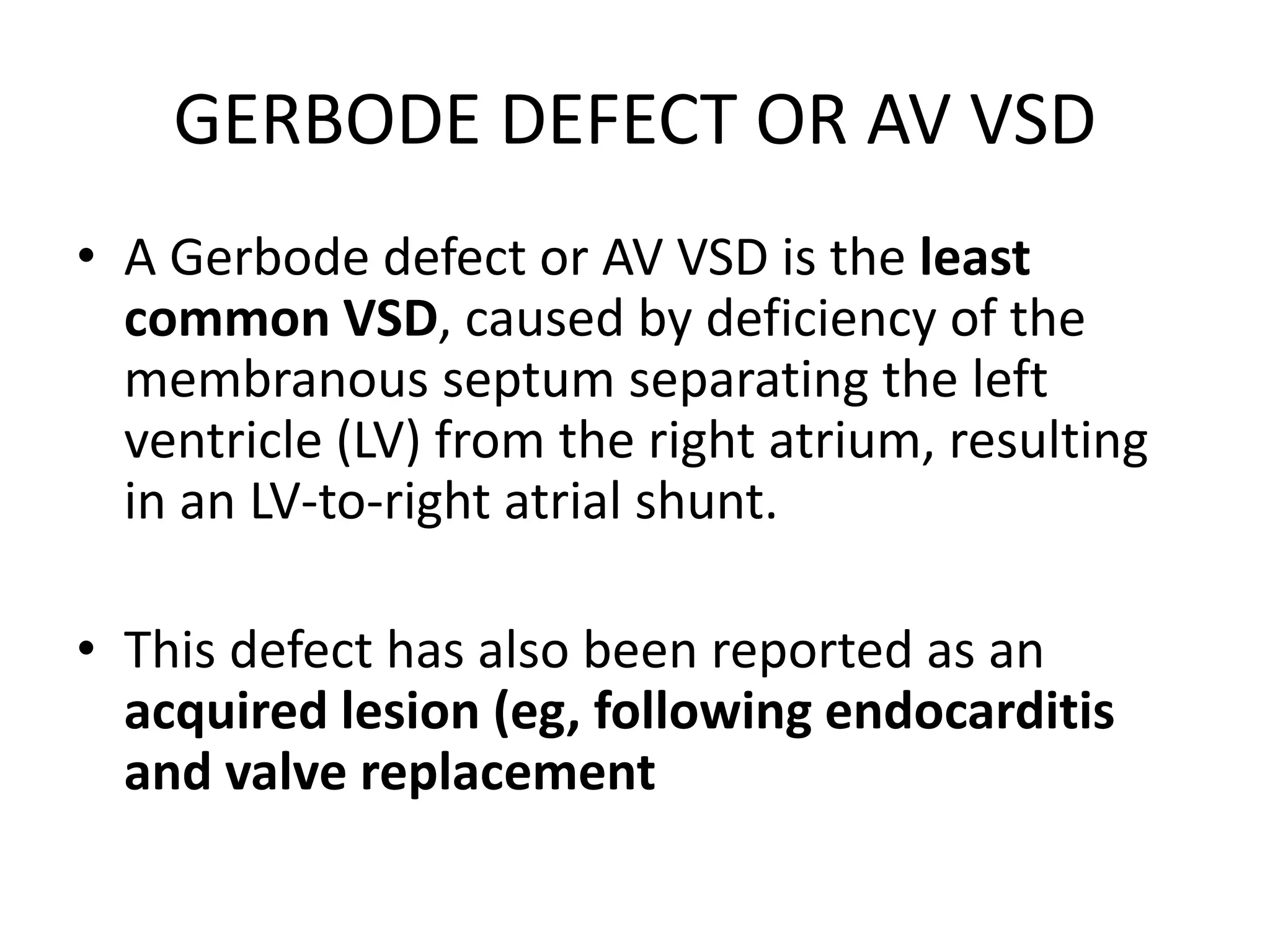 Ventricular Septal defects Echocardiography | PPTX