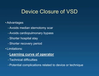 VSD transcatheter closure KACC experience SHA meeting | PPTX