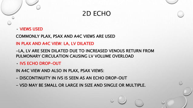 VSD ECHO.pptx | Heart and Cardiovascular Diseases | Diseases and Conditions