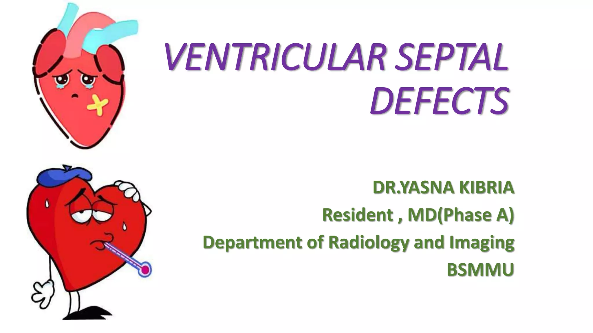Ventricular Septal Defects | PPTX