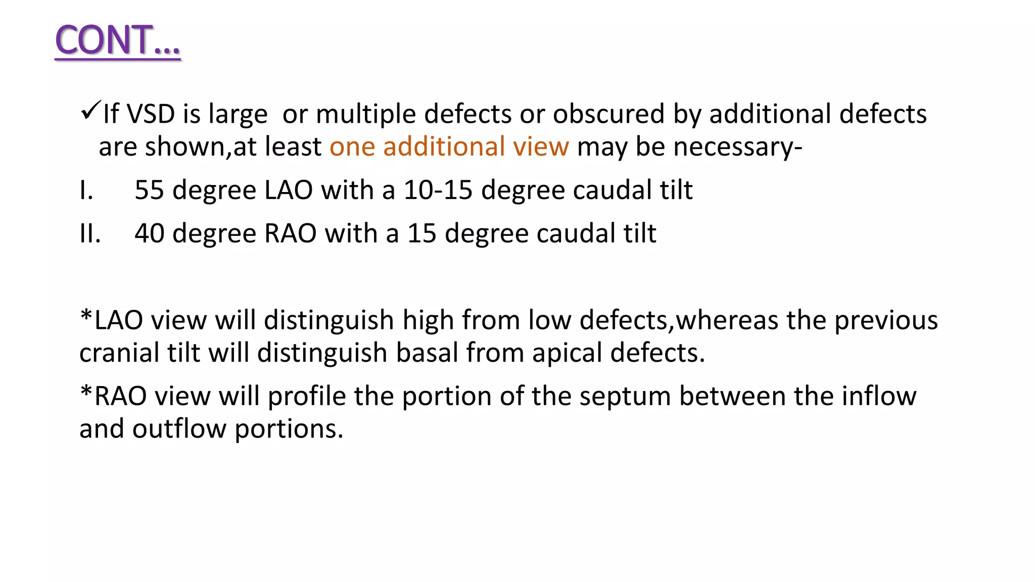 Ventricular Septal Defects | PPTX