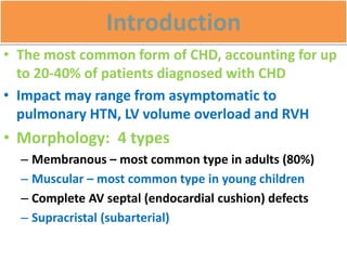 An approach to a patient with ventricular septal defect | PPSX