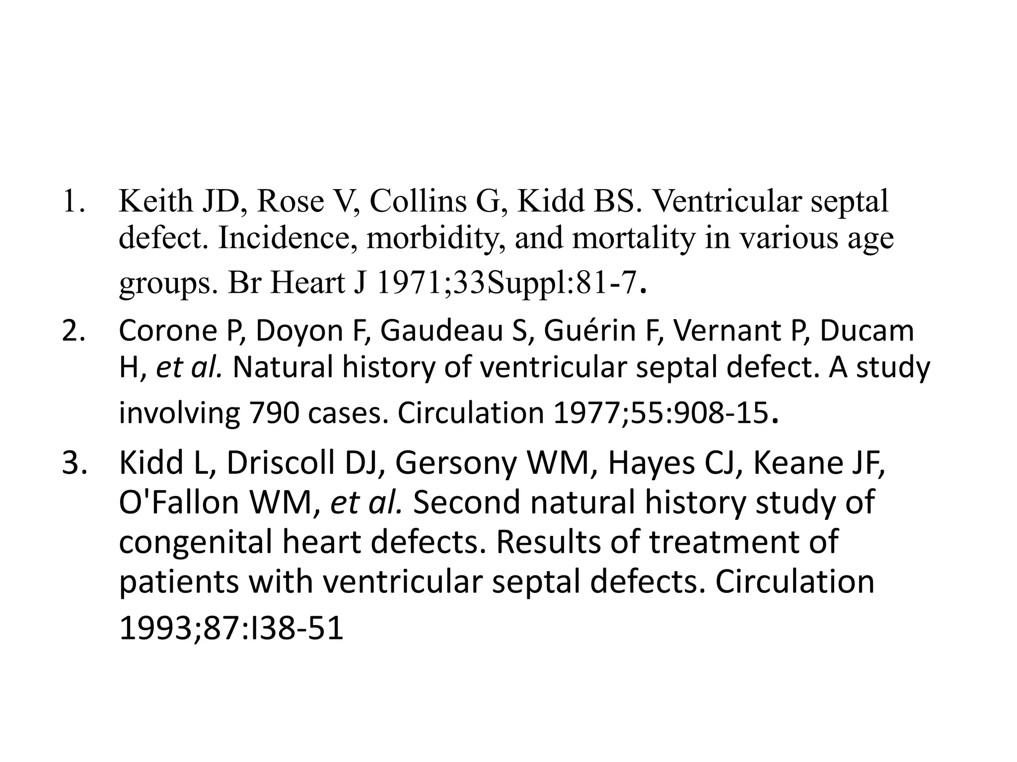 MANAGEMENT OF VSD | PPTX