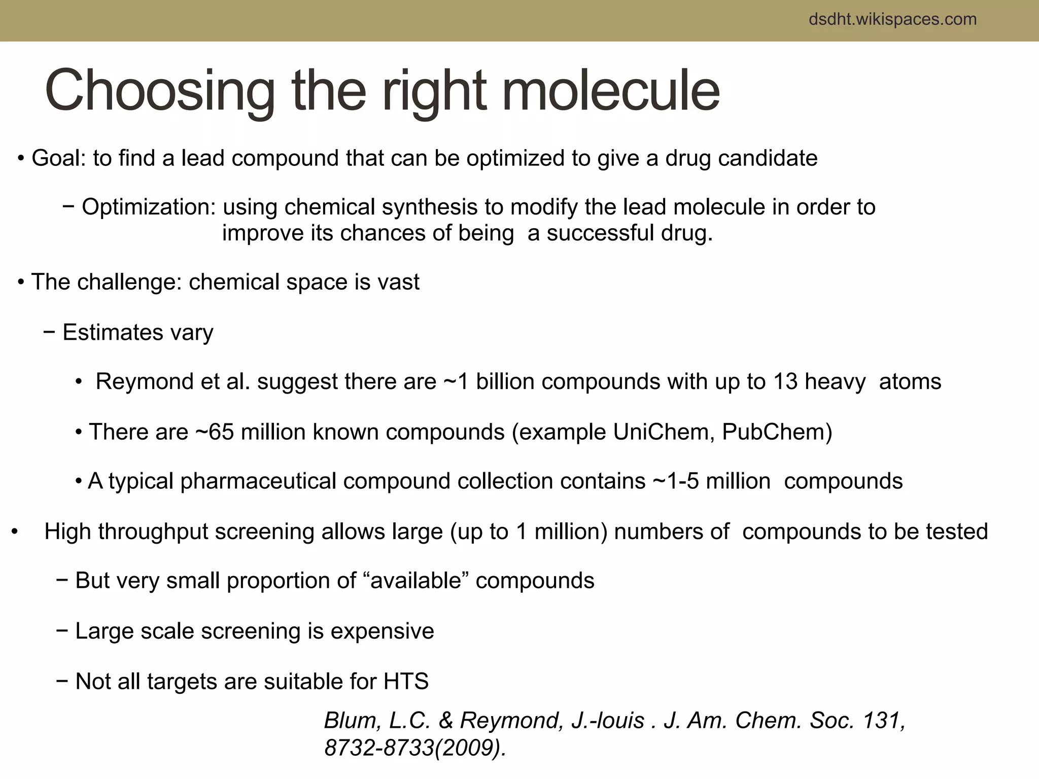 Virtual Screening in Drug Discovery | PDF