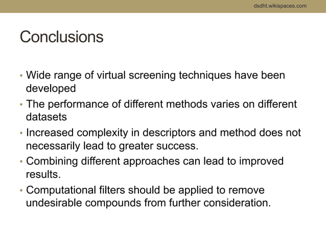 Virtual Screening in Drug Discovery | PDF