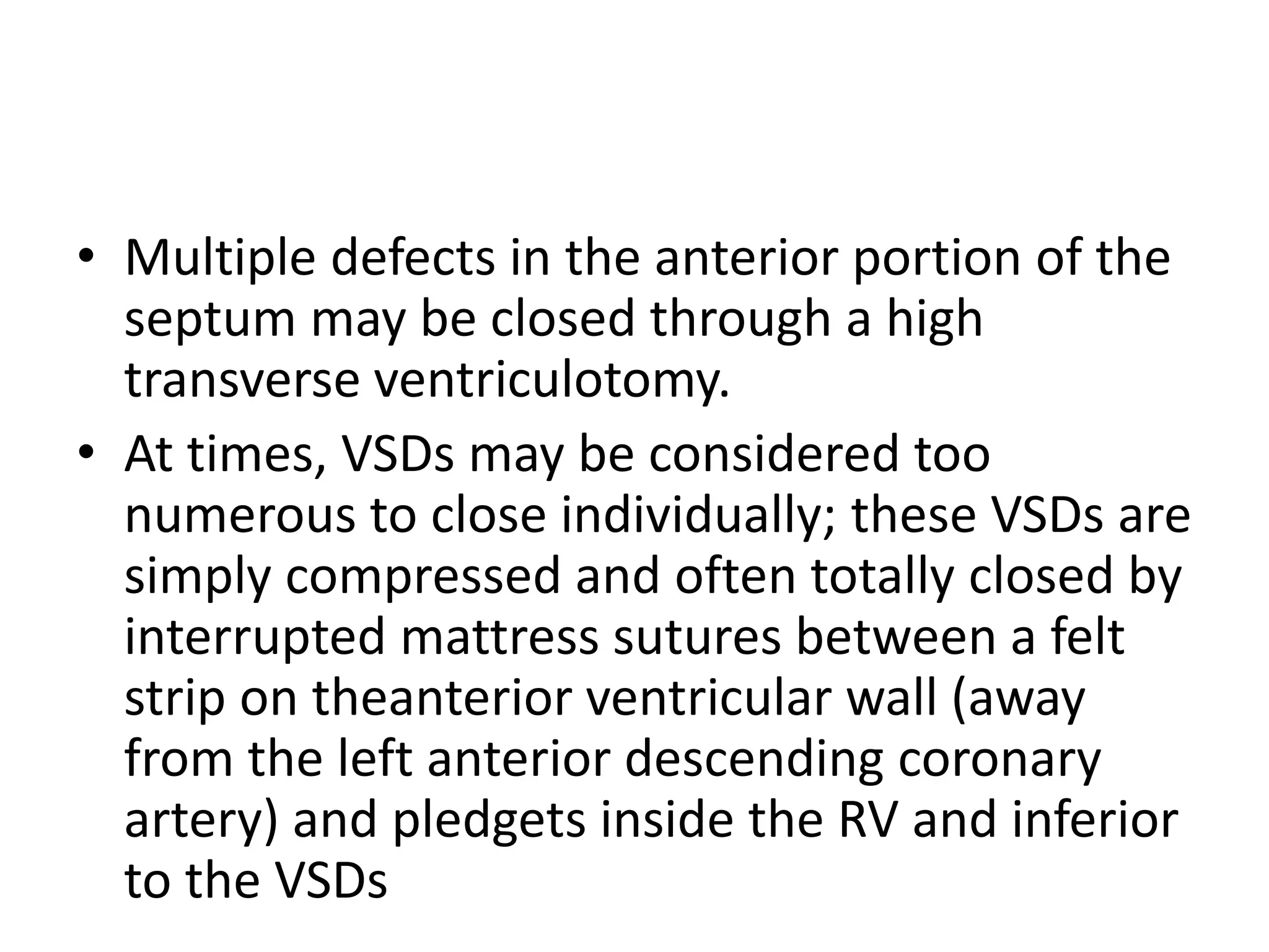 Vsd surgery | PPTX