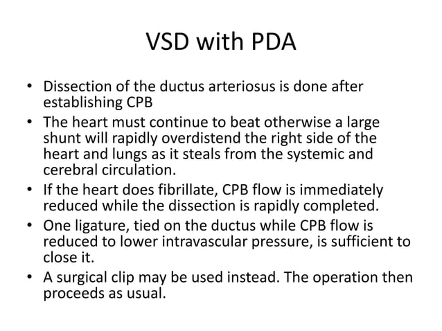 Vsd surgery | PPTX