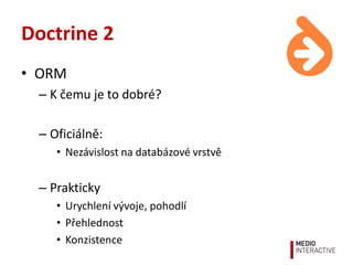 VŠE Doctrine 2 úvod | PDF