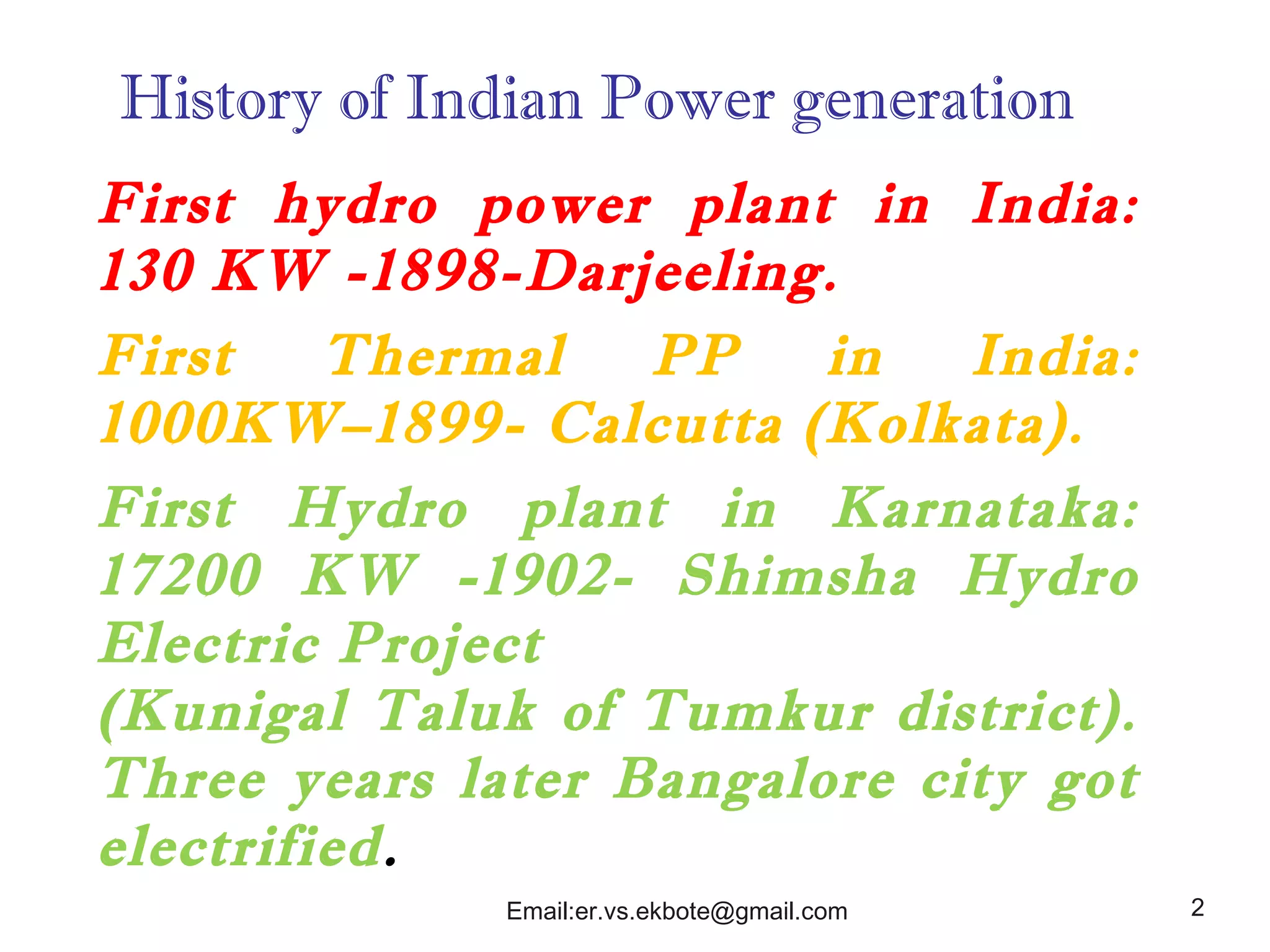 Energy scenario -past -present & Future | PPT