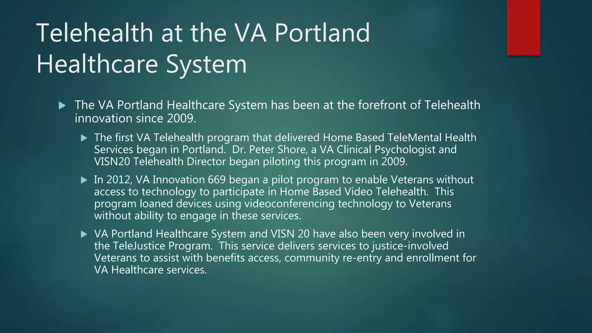VA Telehealth and Coronavirus | PPT